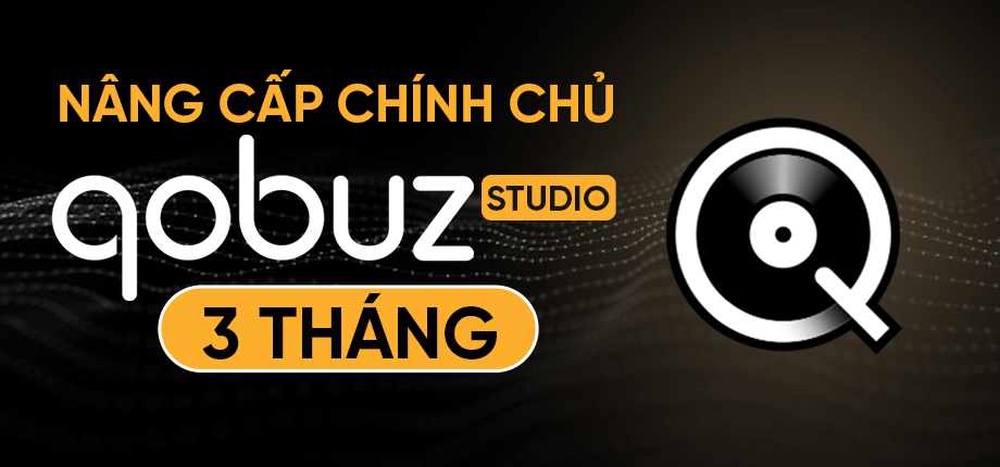 QOBUZ Studio 3 tháng - Nâng cấp chính chủ | Divine Shop